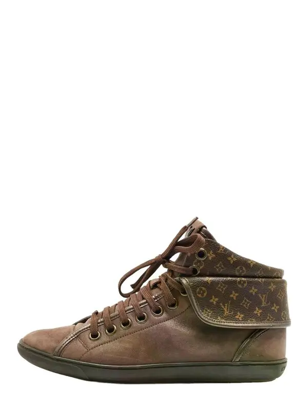 LOUIS VUITTON Brea High-top Sneakers - Brown