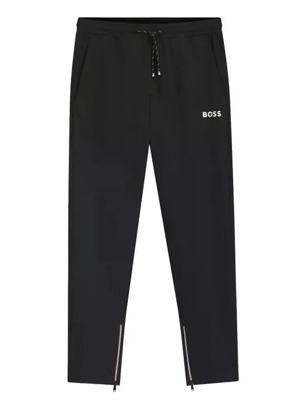BOSS Spin Zip-detail Track Pants - Black