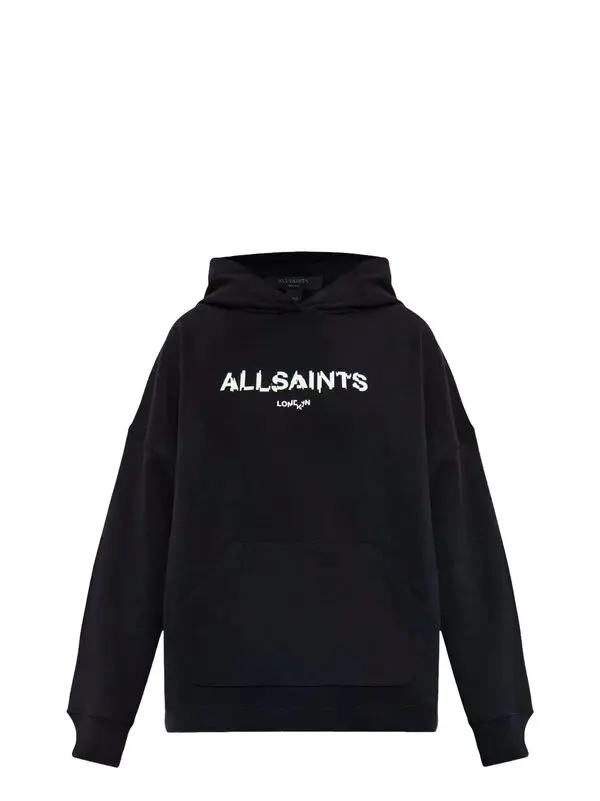 ALLSAINTS Graphic-print Hoodie - Black