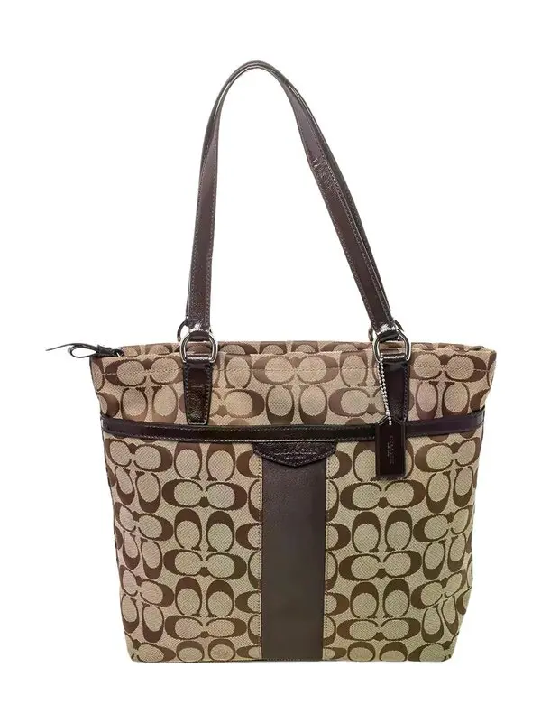 COACH VINTAGE Canvas Tote Bag - Neutrals