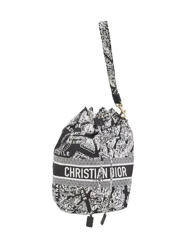 Dior Graphic-print Mini Bag - Black