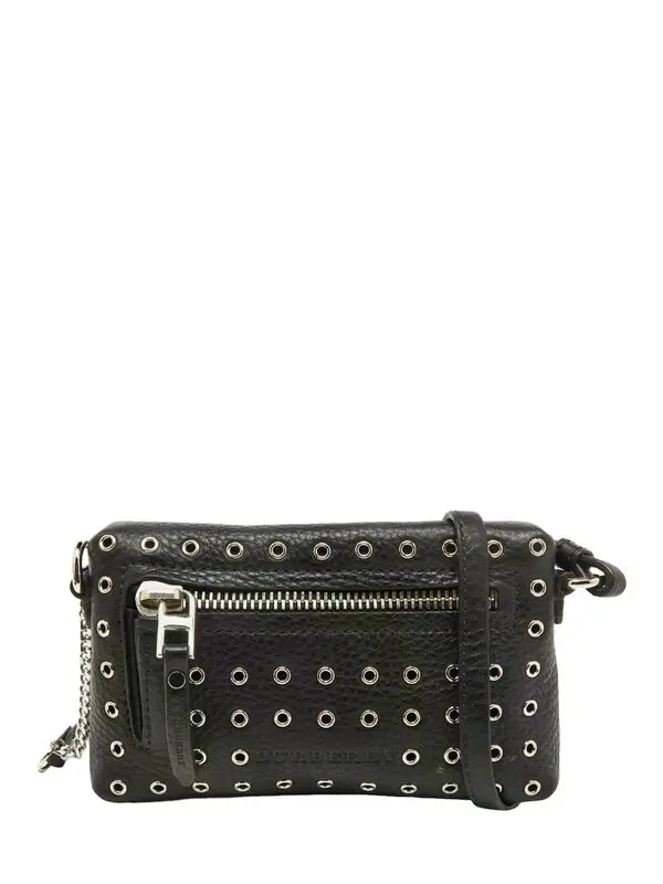 Burberry Eyelet-embellished Crossbody Bag - Black