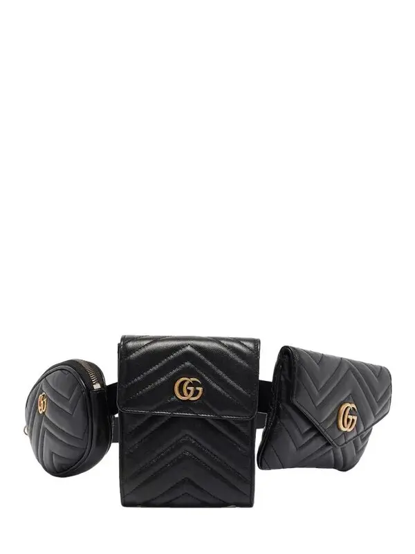Gucci 2024 Matelassé Belt Bag - Black