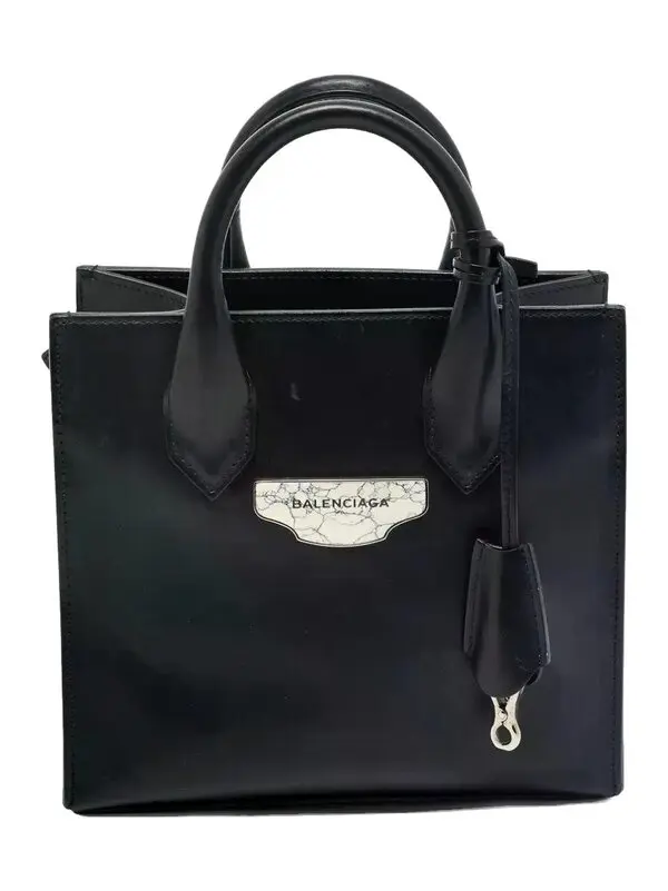 Balenciaga Mini All Afternoon Leather Tote Bag - Black