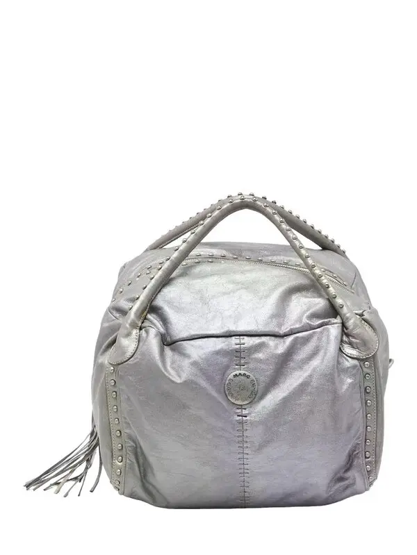 Marc Jacobs Leather Tote Bag - Silver