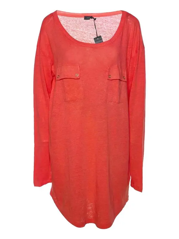 JOSEPH Chest-pocket Top - Pink