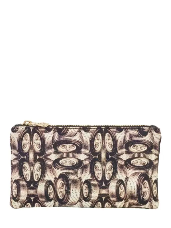 CHARLOTTE OLYMPIA Tire-print Clutch - Brown
