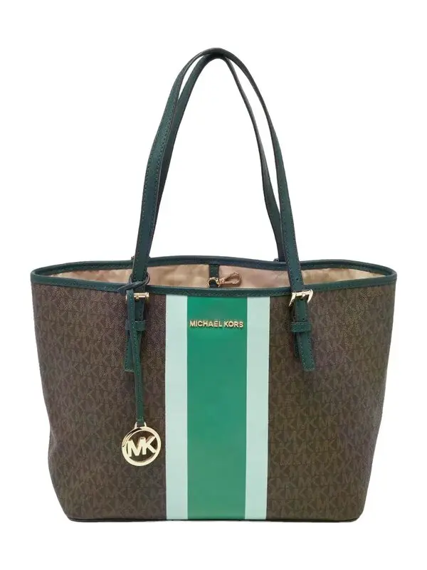 Michael Kors Jet Set Monogram Tote Bag - Brown