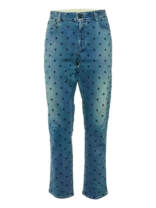 Stella McCartney Embroidered Jeans - Blue