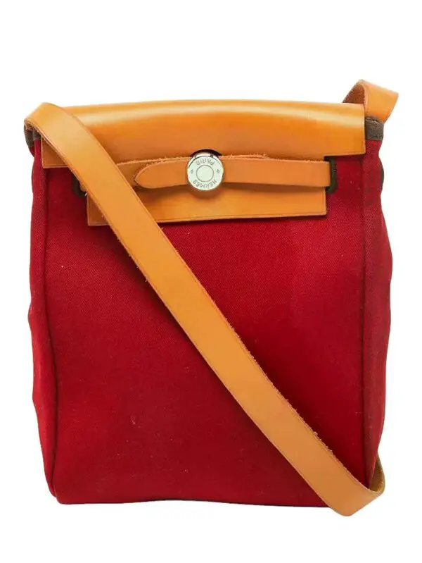 Hermès Herbag Tpm Crossbody Bag - Red