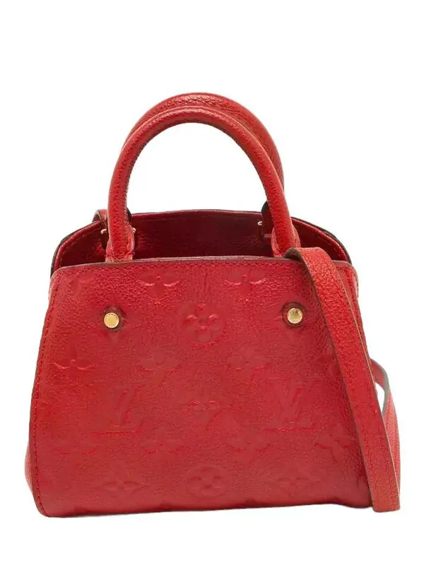 LOUIS VUITTON Montaigne Nano Tote Bag - Red