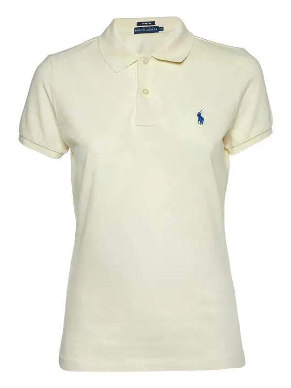 Polo Ralph Lauren Logo-embroidered Cotton Polo Shirt - Neutrals