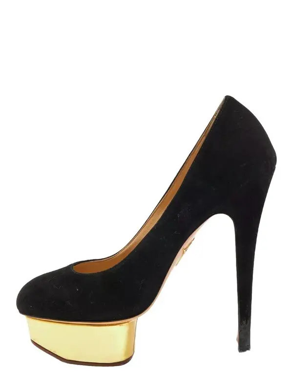 CHARLOTTE OLYMPIA 140mm Dolly Platform Pumps - Black