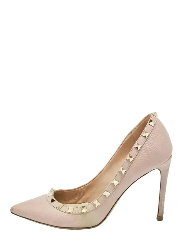 Valentino Garavani 100mm Rockstud Embellishment Pumps - Pink