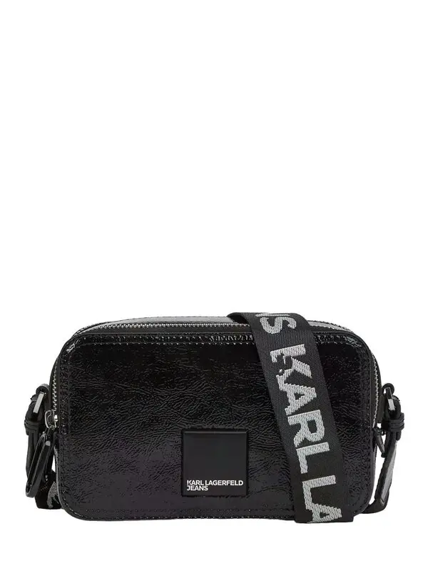Karl Lagerfeld Logo Camera Bag - Black