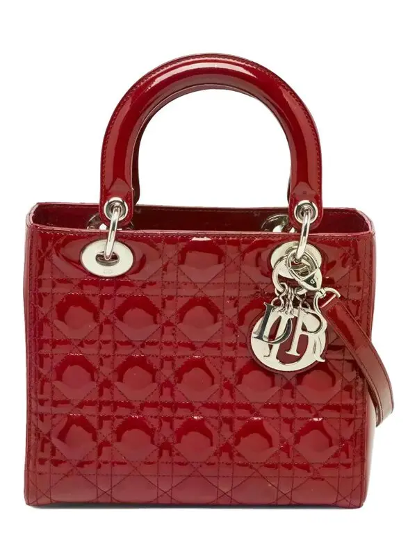 Dior Lady Tote Bag - Red