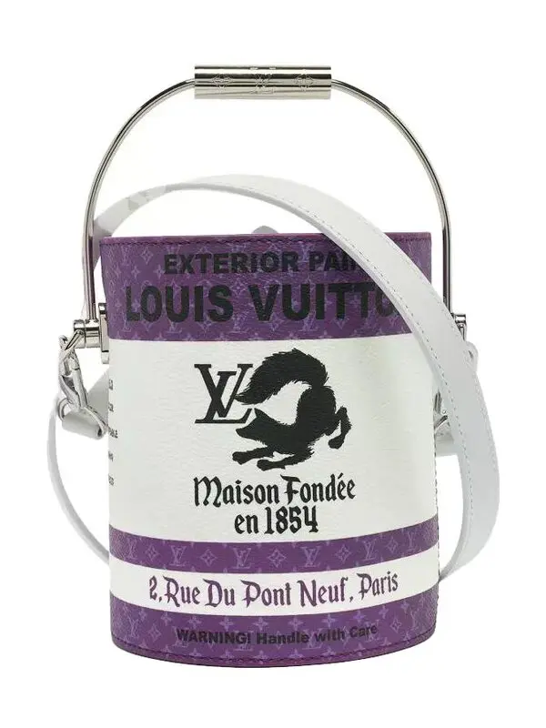 LOUIS VUITTON Monogram Bucket Bag - Purple