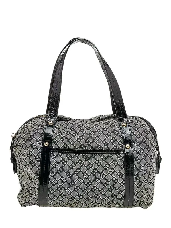 Bally Monogram Satchel - Grey