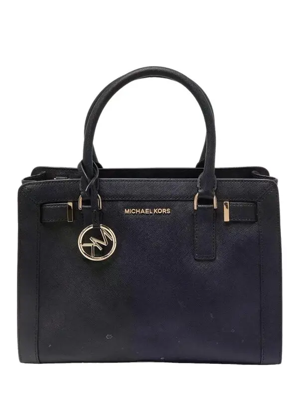 Michael Kors Leather Tote Bag - Black