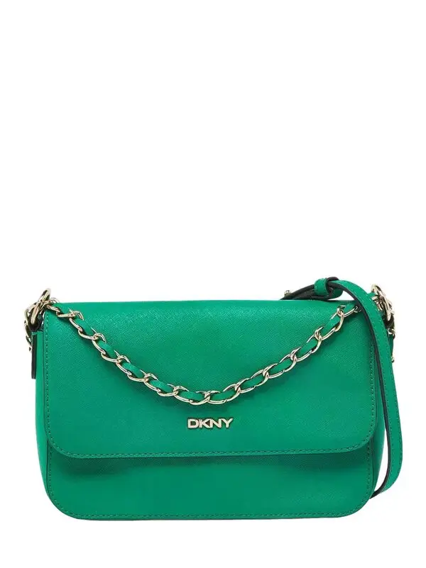 Dkny Chain-strap Crossbody Bag - Green