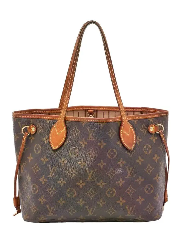 LOUIS VUITTON 2007 Neverfull Pm Tote Bag - Brown