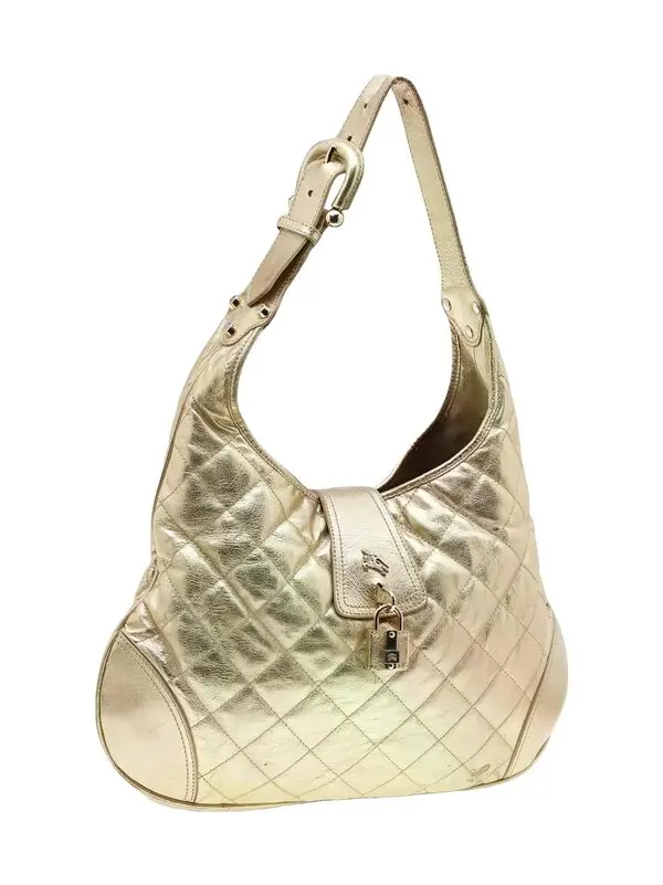 Burberry Brooke Leather Shoulder Bag - Neutrals