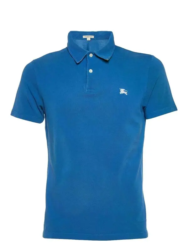 Burberry 2024 Cotton Polo Shirt - Blue