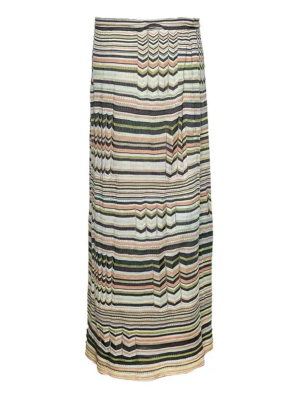 Missoni Zigzag-knit Maxi Skirt - Neutrals