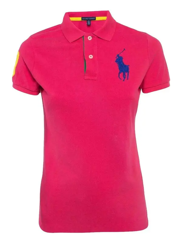 Polo Ralph Lauren Cotton Embroidered Polo Shirt - Pink
