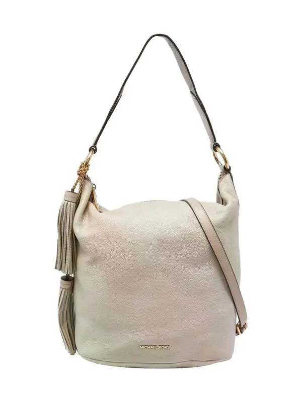 Michael Kors Leather Shoulder Bag - Neutrals
