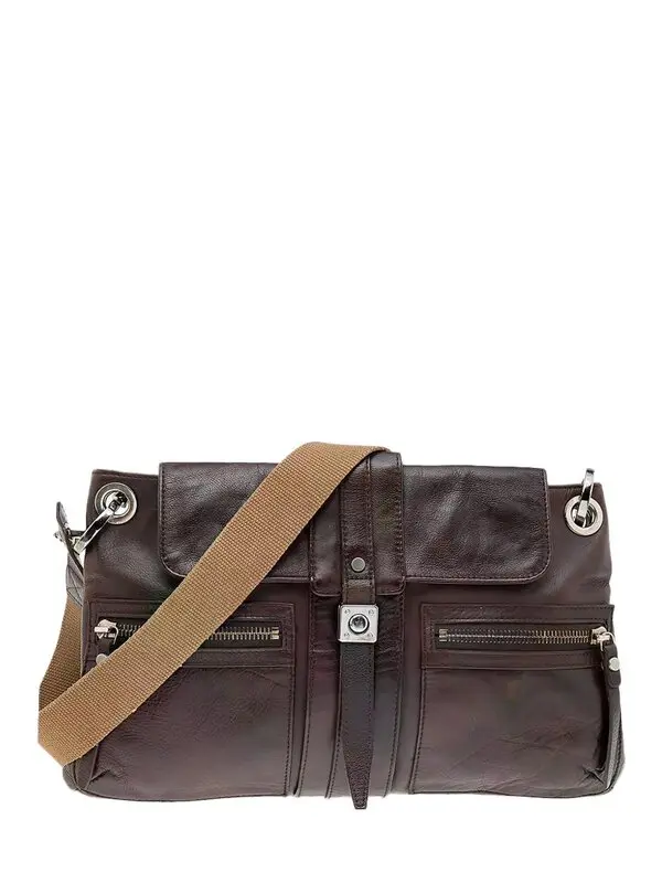 LANVIN Leather Shoulder Bag - Brown