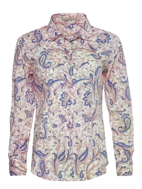 Etro Paisley-print Long-sleeve Shirt - White