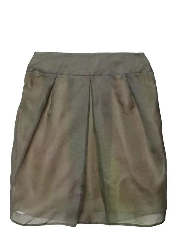 Valentino Garavani Silk Skirt - Grey