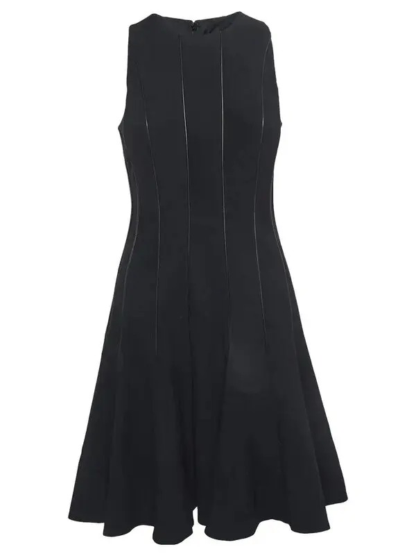 Polo Ralph Lauren Seam-detail A-line Dress - Black