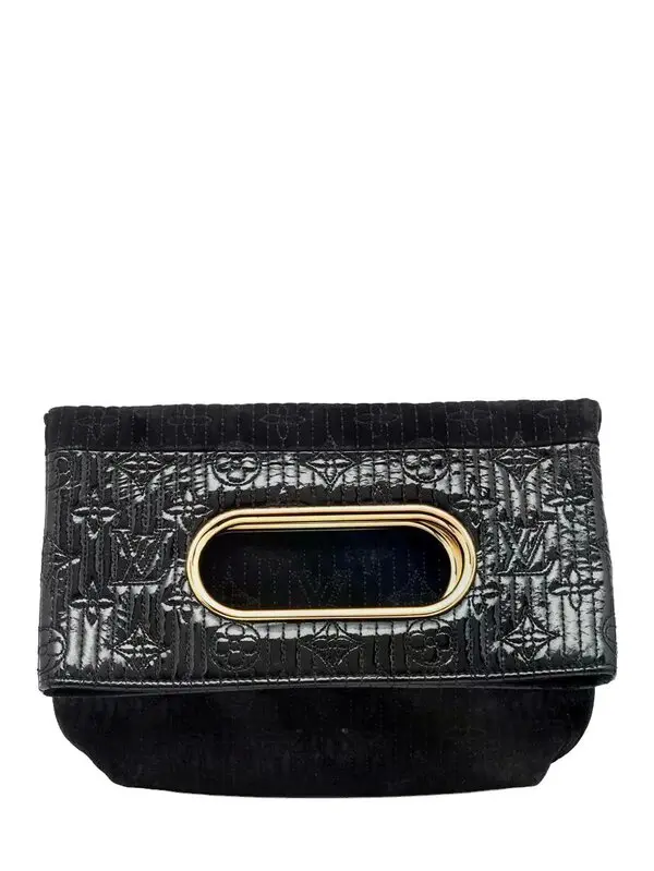 LOUIS VUITTON 2023 Monogram Clutch - Black