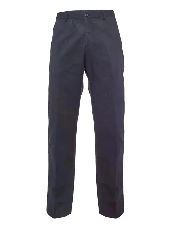 Prada Cotton-twill Trousers - Black