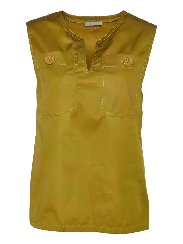 Bottega Veneta Pocket-detailed Blouse - Green