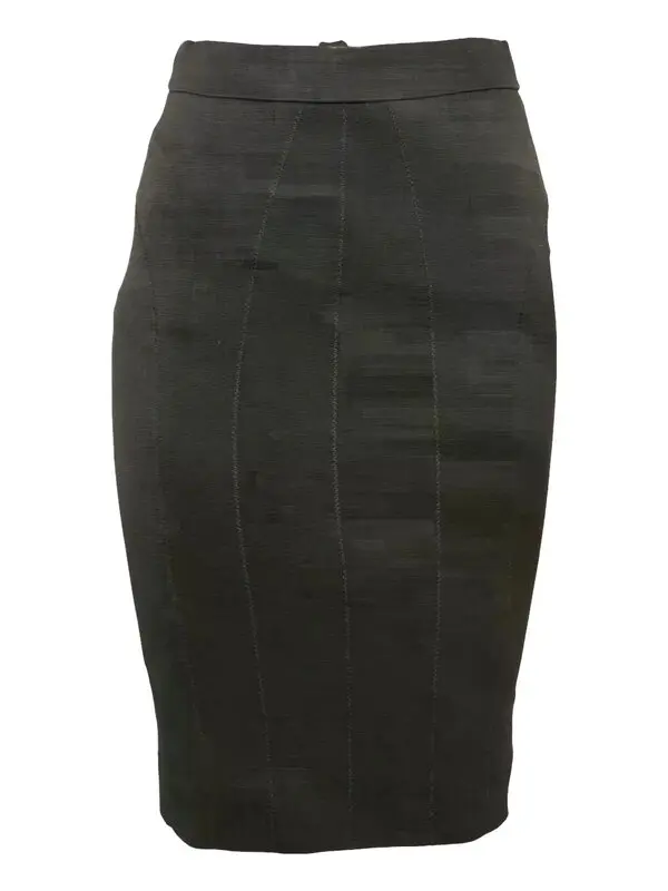 Dolce & Gabbana Stretch-crepe Pencil Skirt - Black
