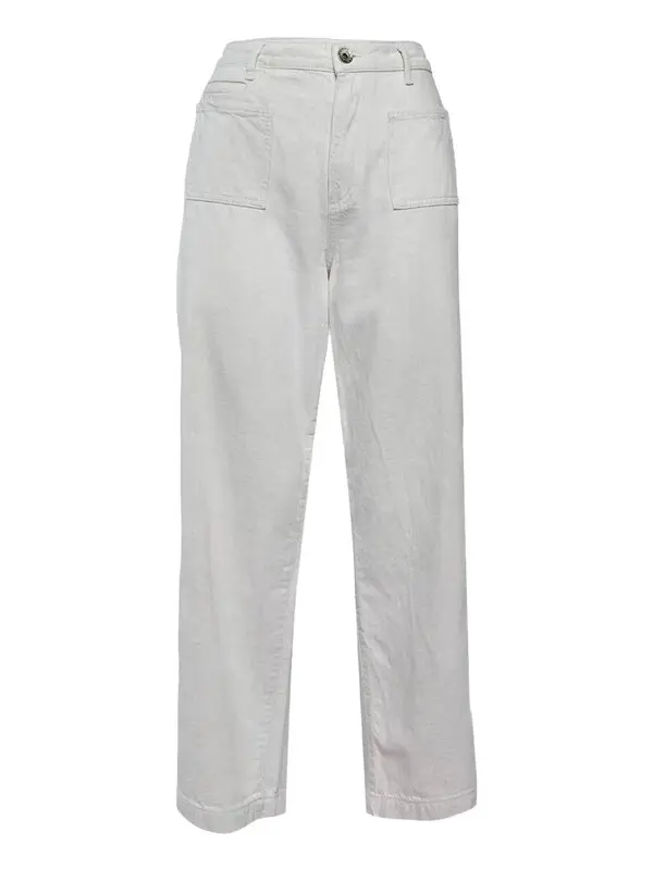 Emporio Armani Patch-pockets Trousers - White