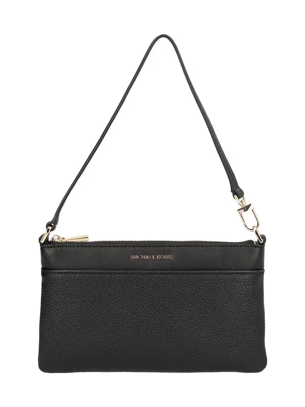 Michael Kors Leather Wristlet - Black
