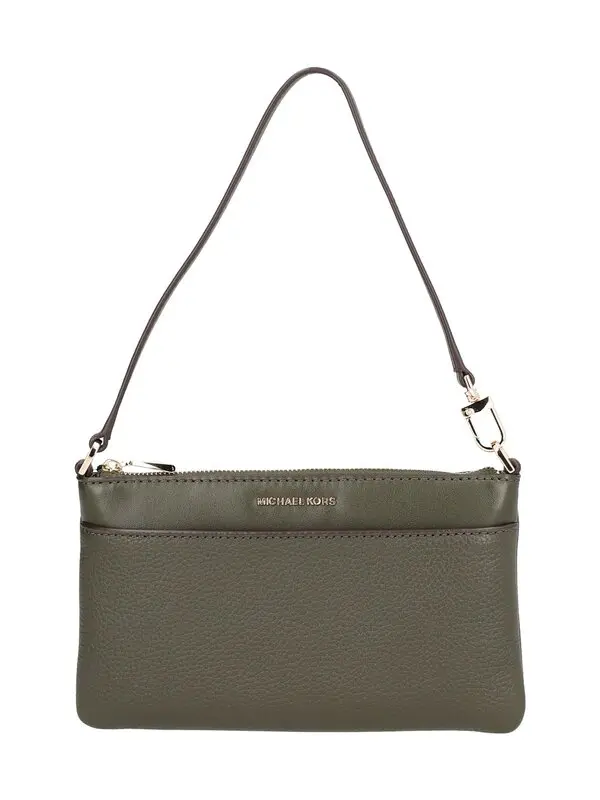 Michael Kors Leather Wristlet - Green
