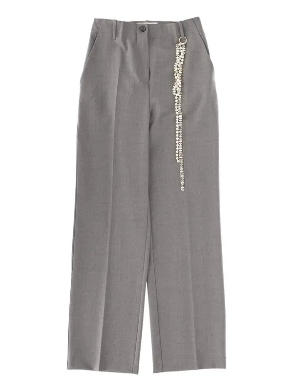 CIRCUS HOTEL Tailored Pants - Charcoal