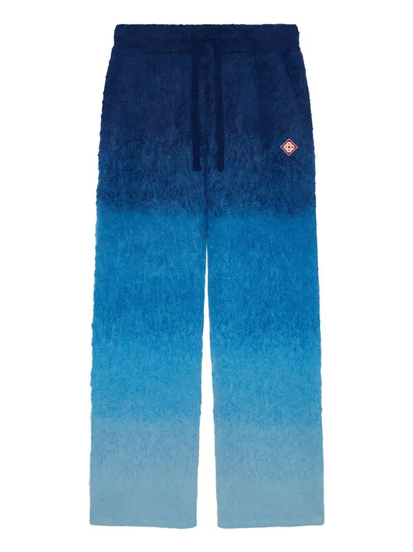 Casablanca Gradient Mohair Trousers - Blue