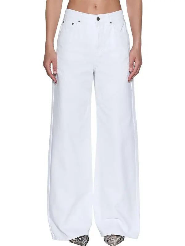 Ksubi Strider Saddle High Rise Jeans - White
