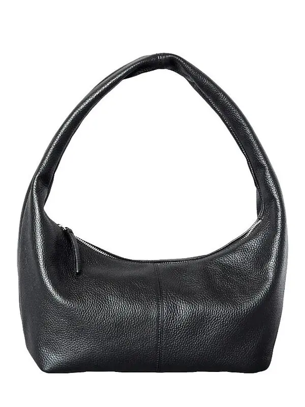 HYER GOODS The Everyday Shoulder Bag By - Black/silver