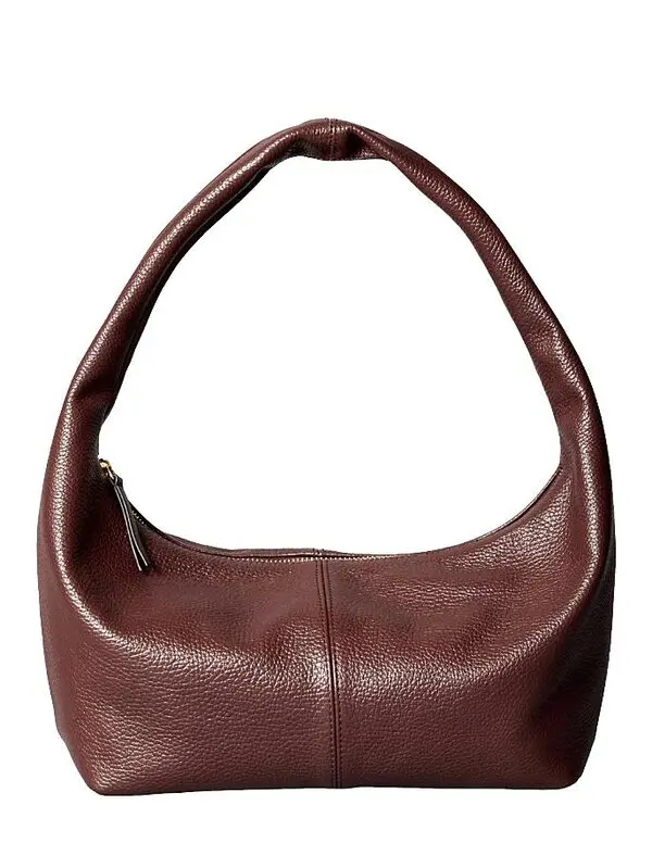 HYER GOODS The Everyday Shoulder Bag By - Burgundy