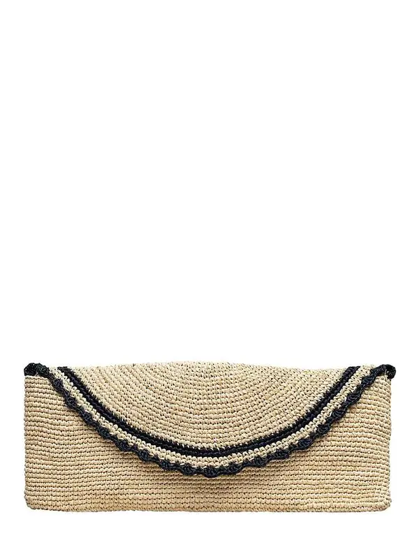 INDEGO AFRICA East West Clutch - Natural