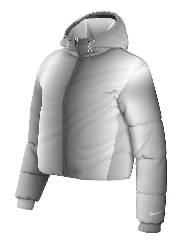Nike Sportswear Therma-fit Metallic Swoosh Puffer Jacket - Shiny Pattern