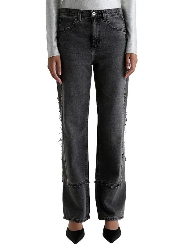 Ag Brinley Mid-rise Straight Jeans - Overnight