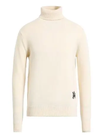 Amiri Turtleneck Cashmere-wool Knit - White